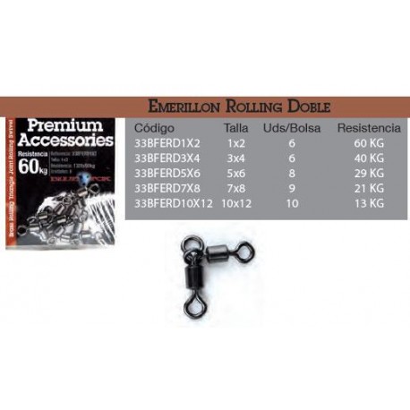 EMERILLON ROLLING DOBLE - Naútica Calviño